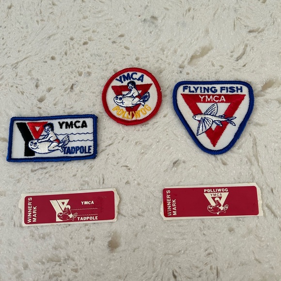 YMCA | Swim | Vintage Ymca Swim Badges And Stickers From The 7s Perfect ...